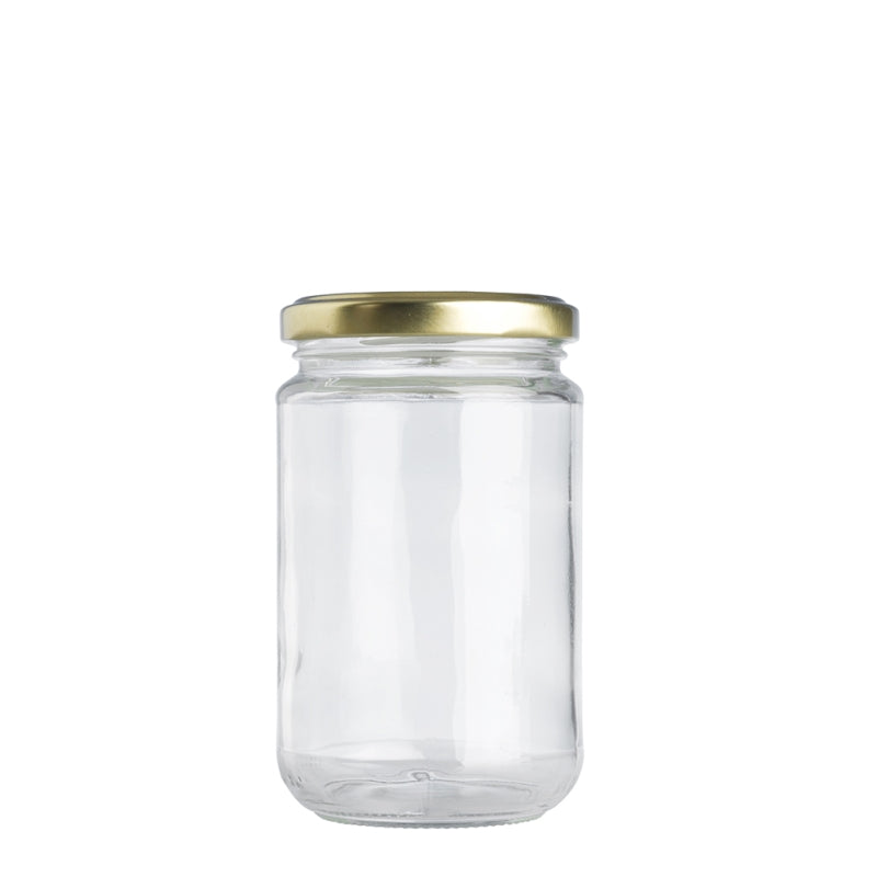 Gold Lid Glass Jar 300mL – Sandringham Bulk Foods