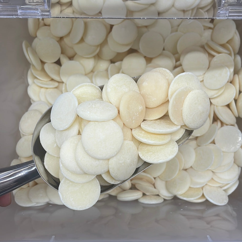 White Chocolate Buttons – Sandringham Bulk Foods